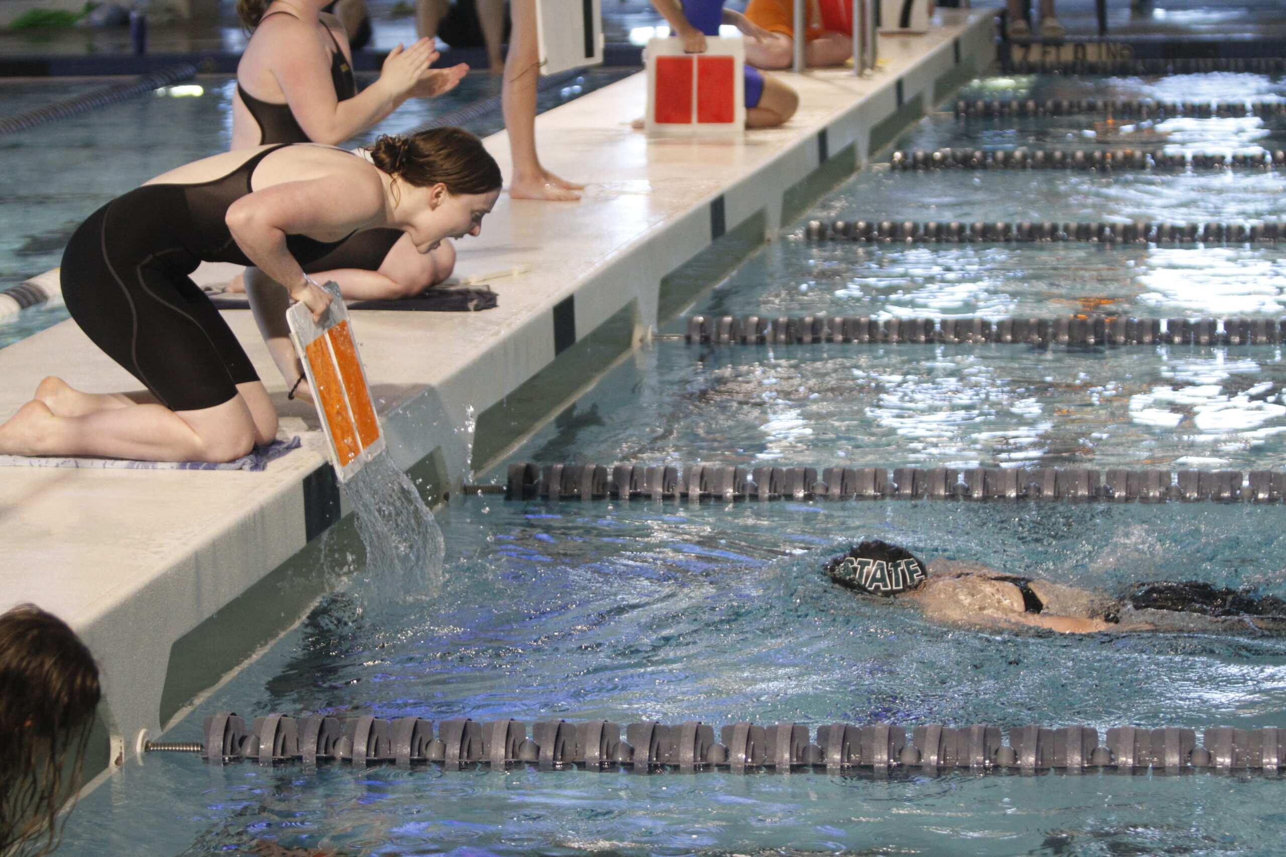 Free State, Lawrence girls swim and dive teams complete preliminary ...